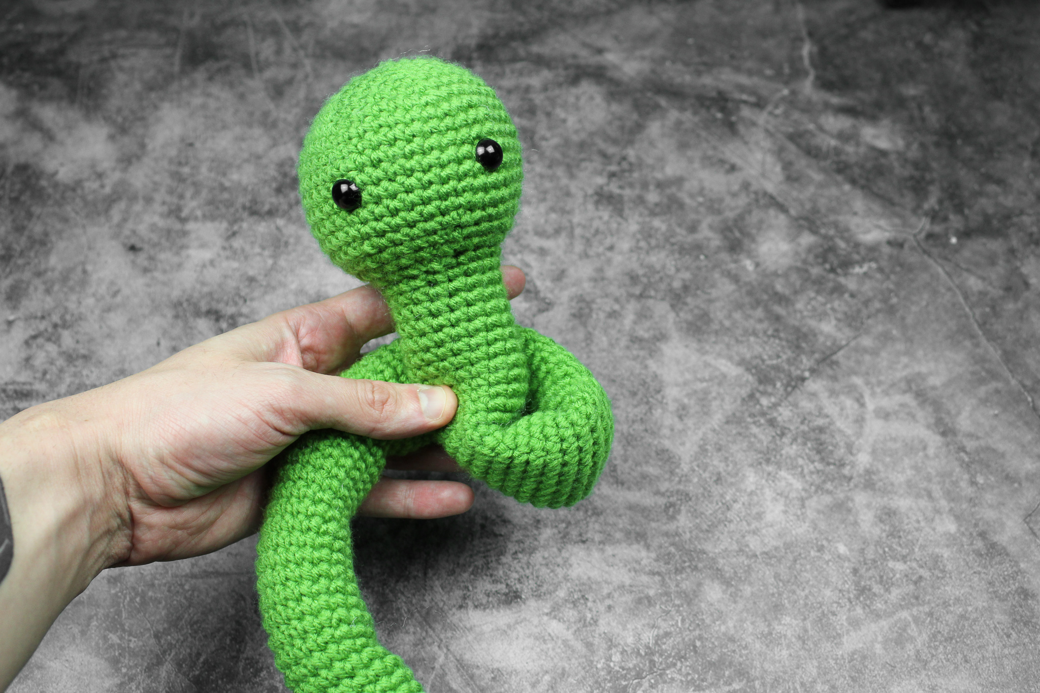 Crochet Snake Amigurumi - Knot Bad