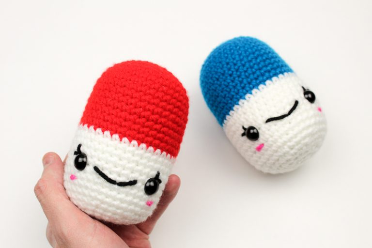 Crochet Happy Pills - Knot Bad