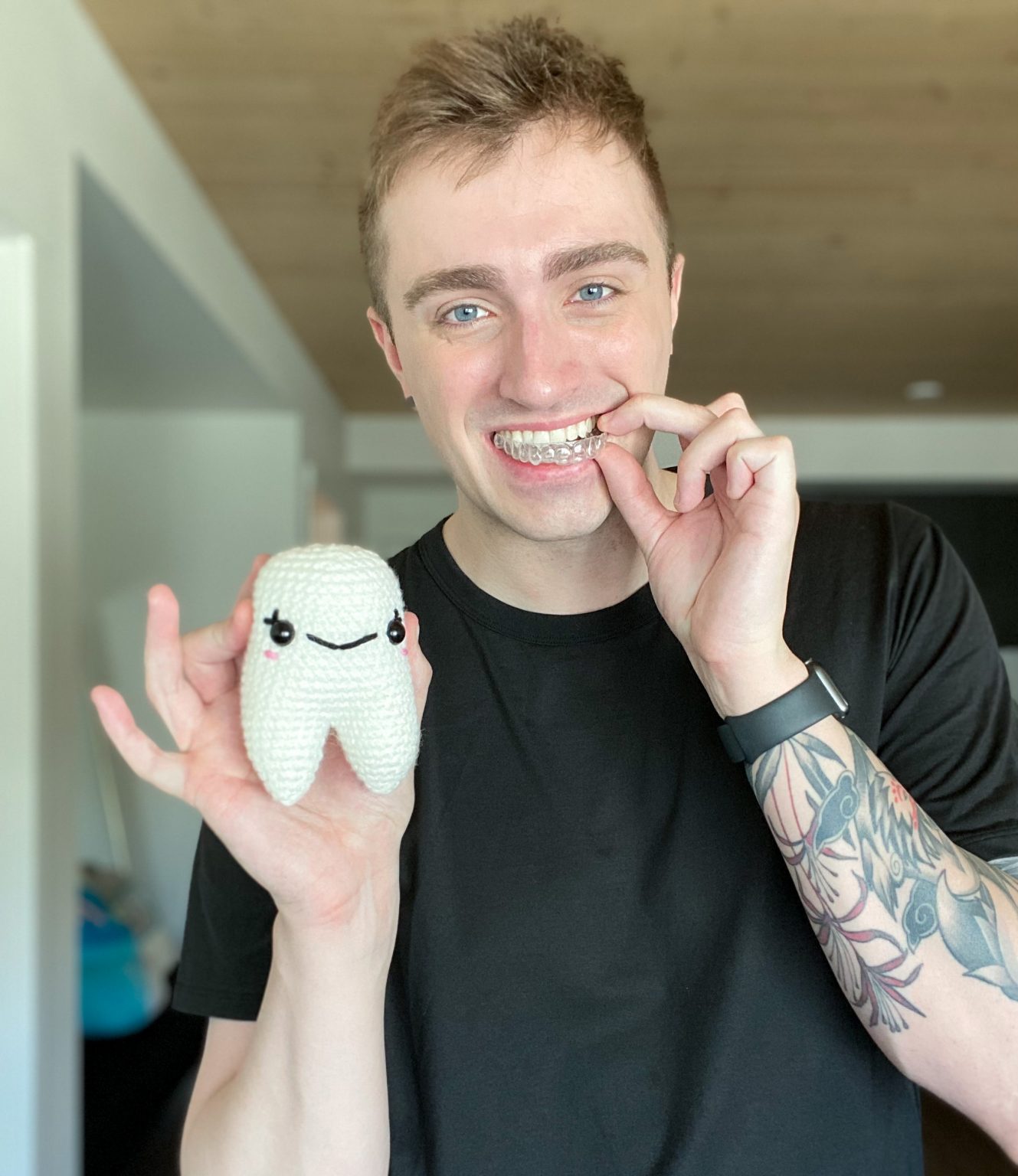 Free Crochet Tooth Amigurumi Pattern - Knot Bad